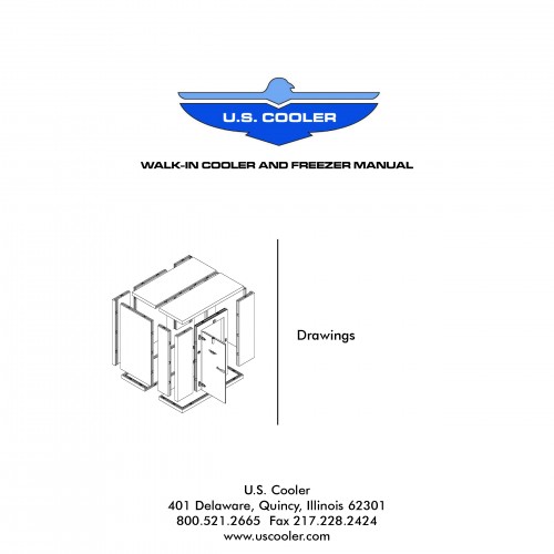 Technical Walk-in Drawings | U.S. Cooler Walk-ins