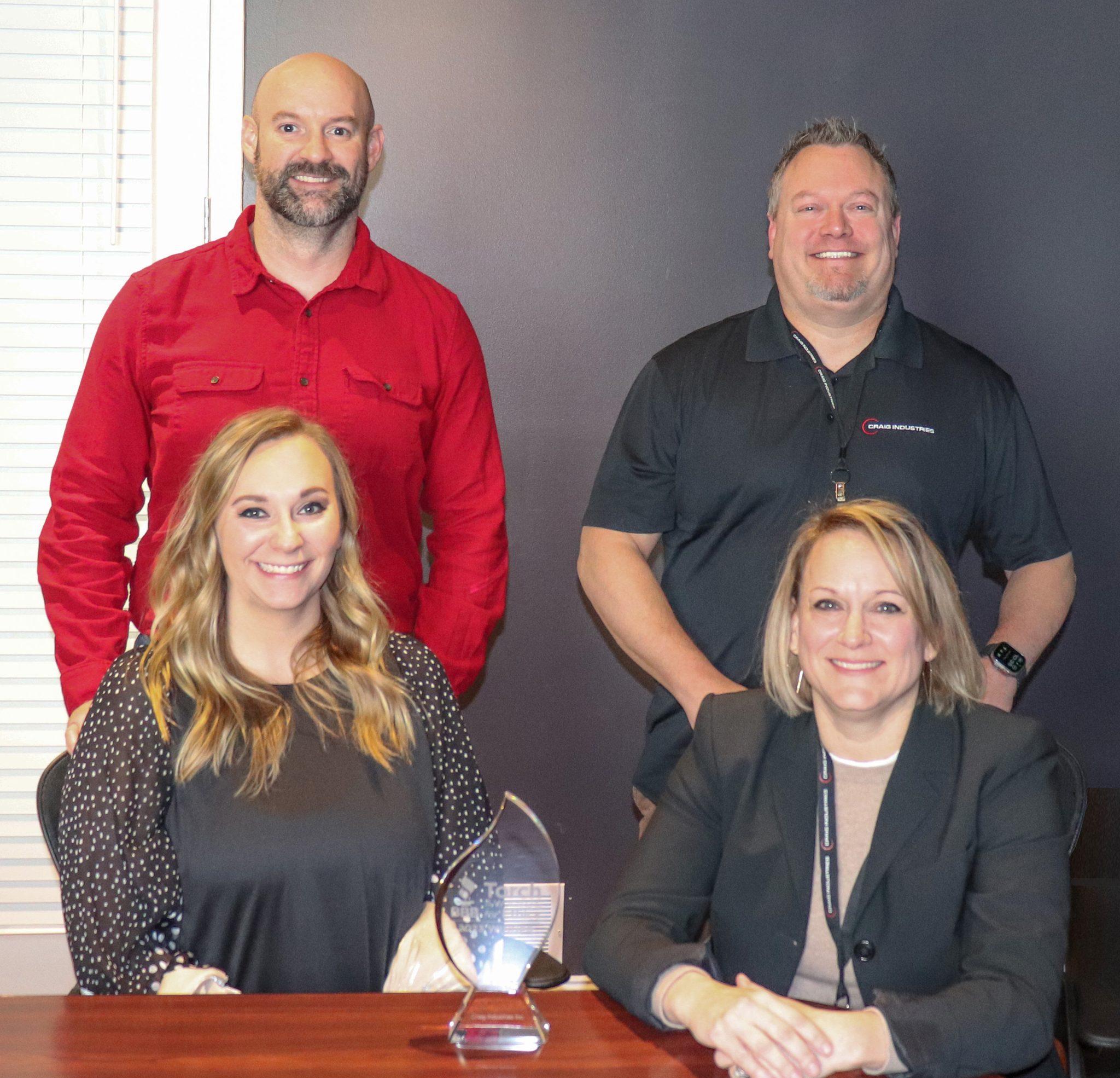 Craig Industries Celebrates Prestigious BBB Torch Award for Ethics