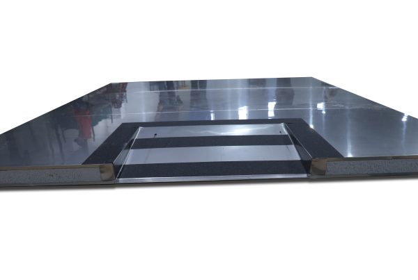 Defrost termination fan delay control for walk-in freezers