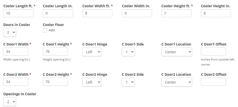 U.S. Cooler's Create Walk-In Drawings Tool
